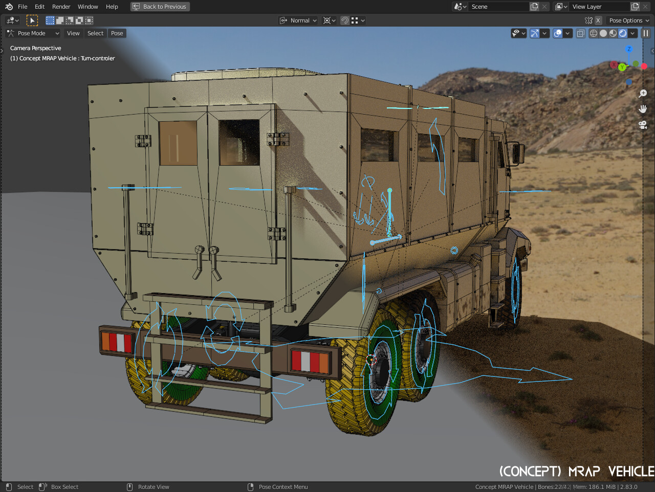 Krzysztof Stolorz - (Concept) MRAP Vehicle