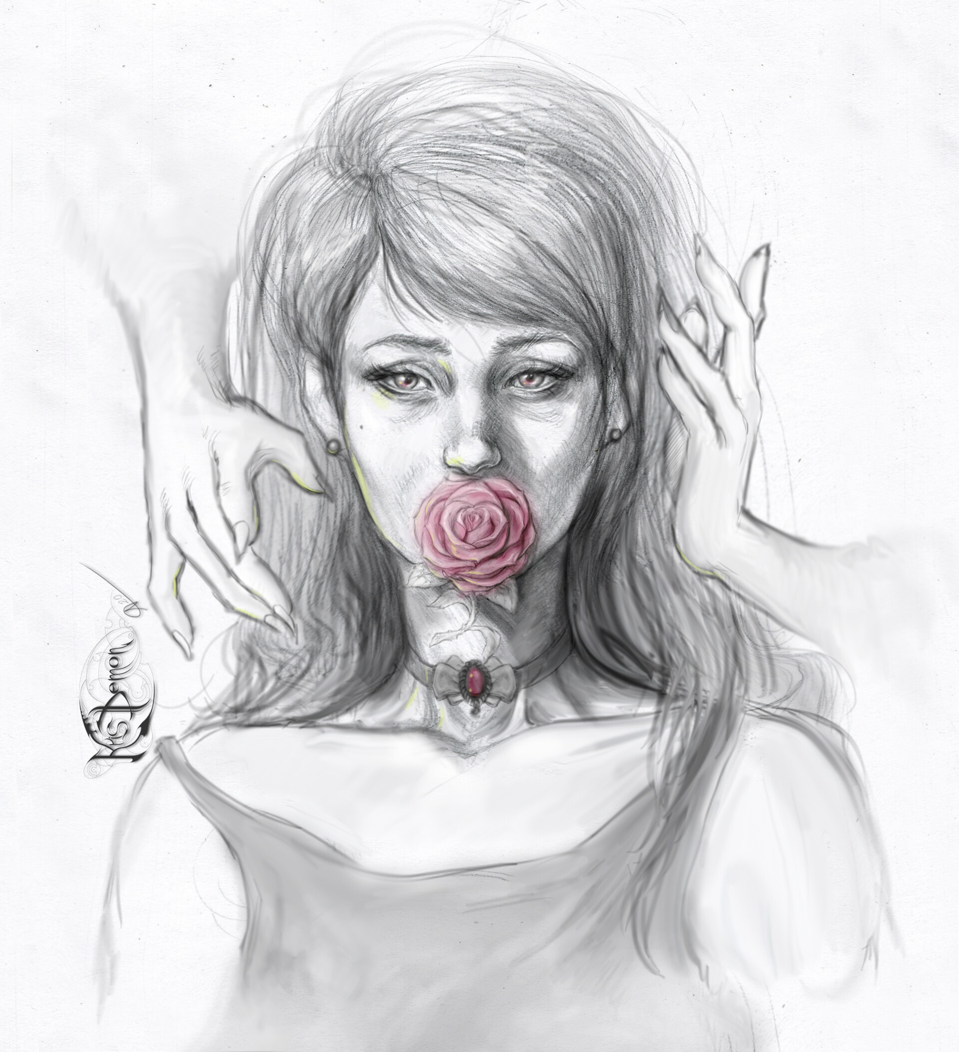 Easy Pencil Drawings Of Demons