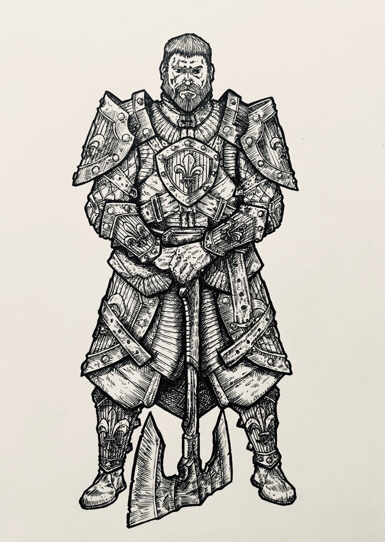 ArtStation - Warrior from the world of fantasy