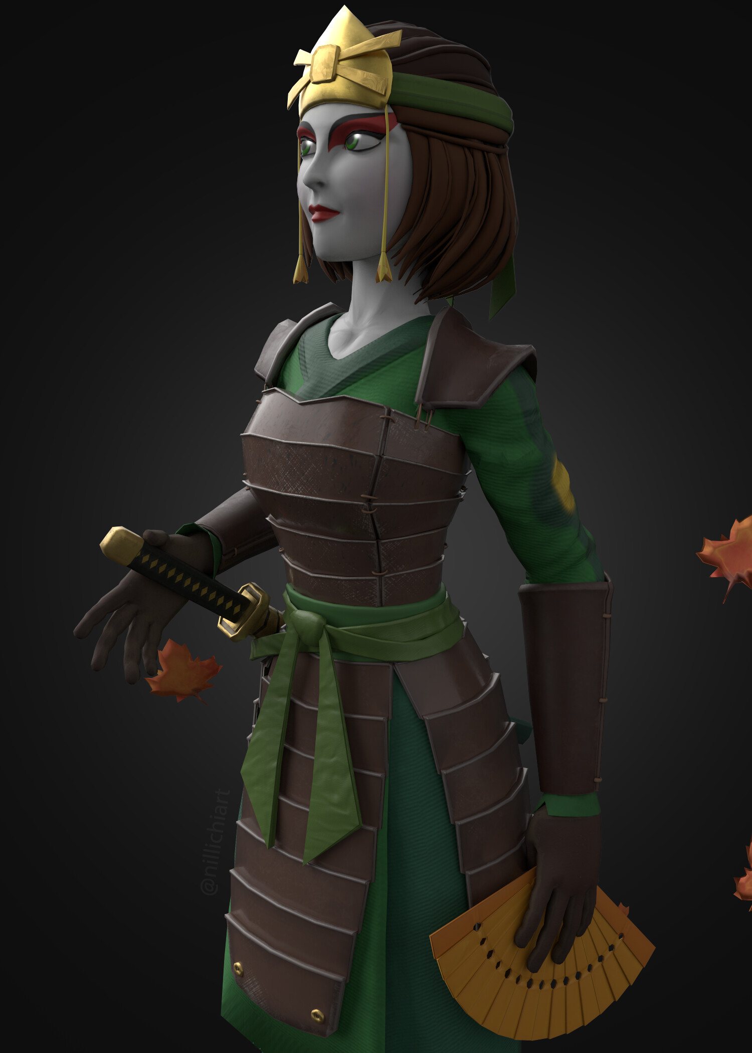 ArtStation - Kyoshi Warrior