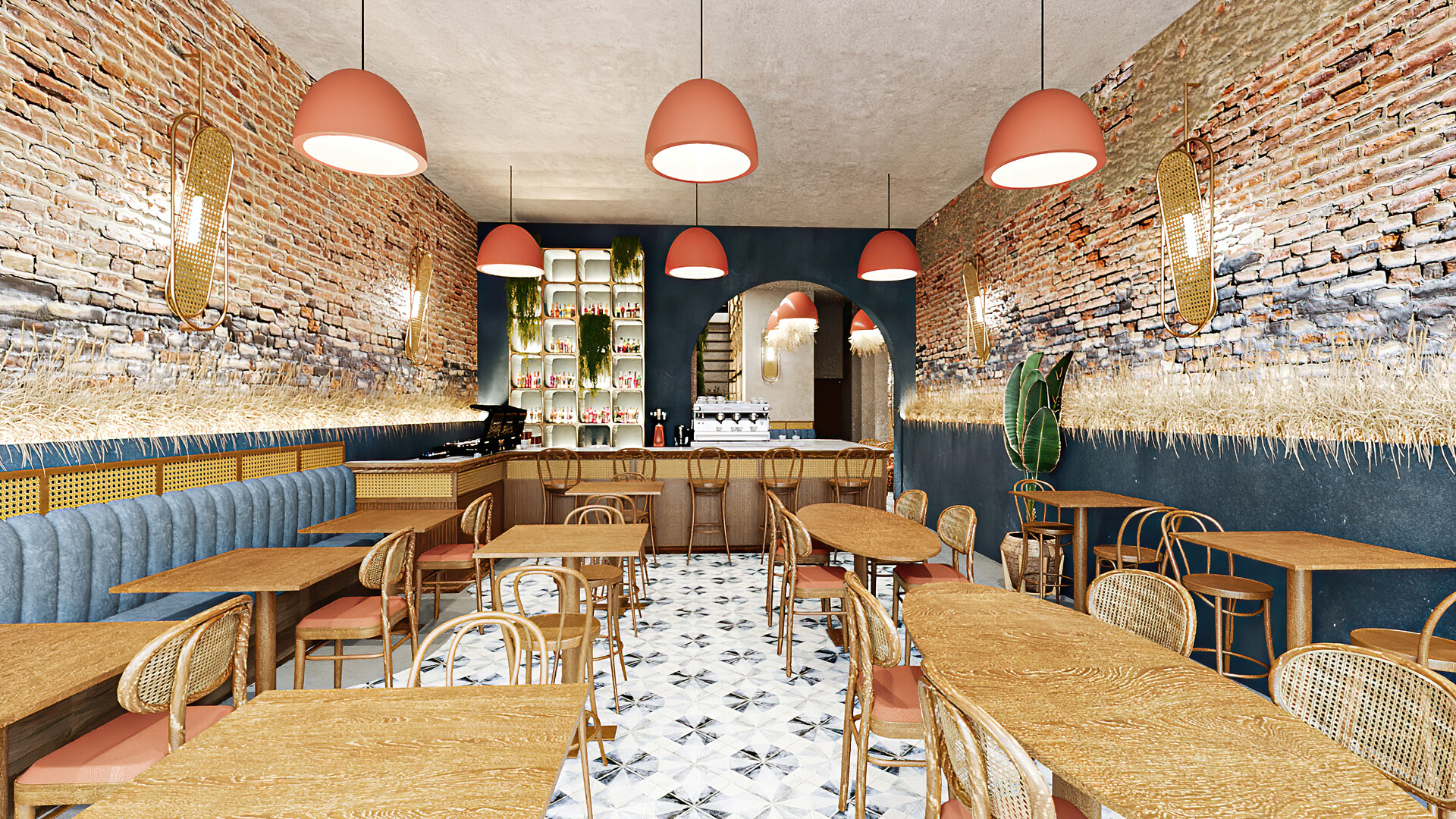 ArtStation - Greek Cafe Bar