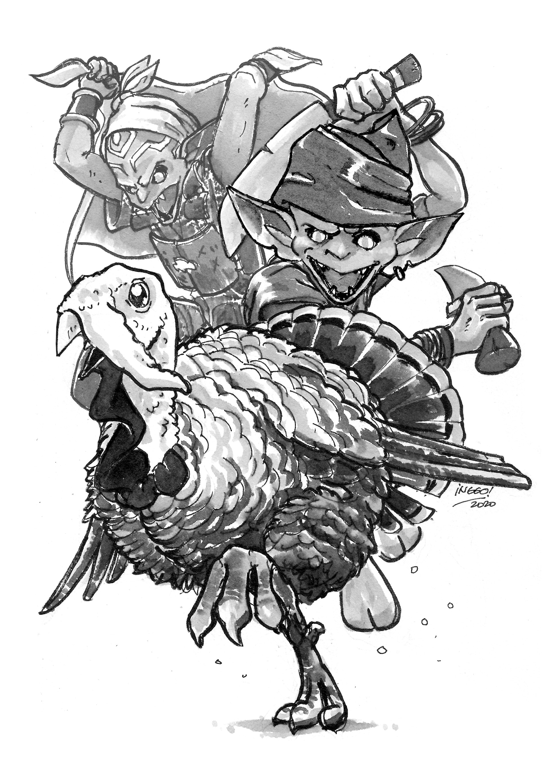 ArtStation - Goblin Dinner