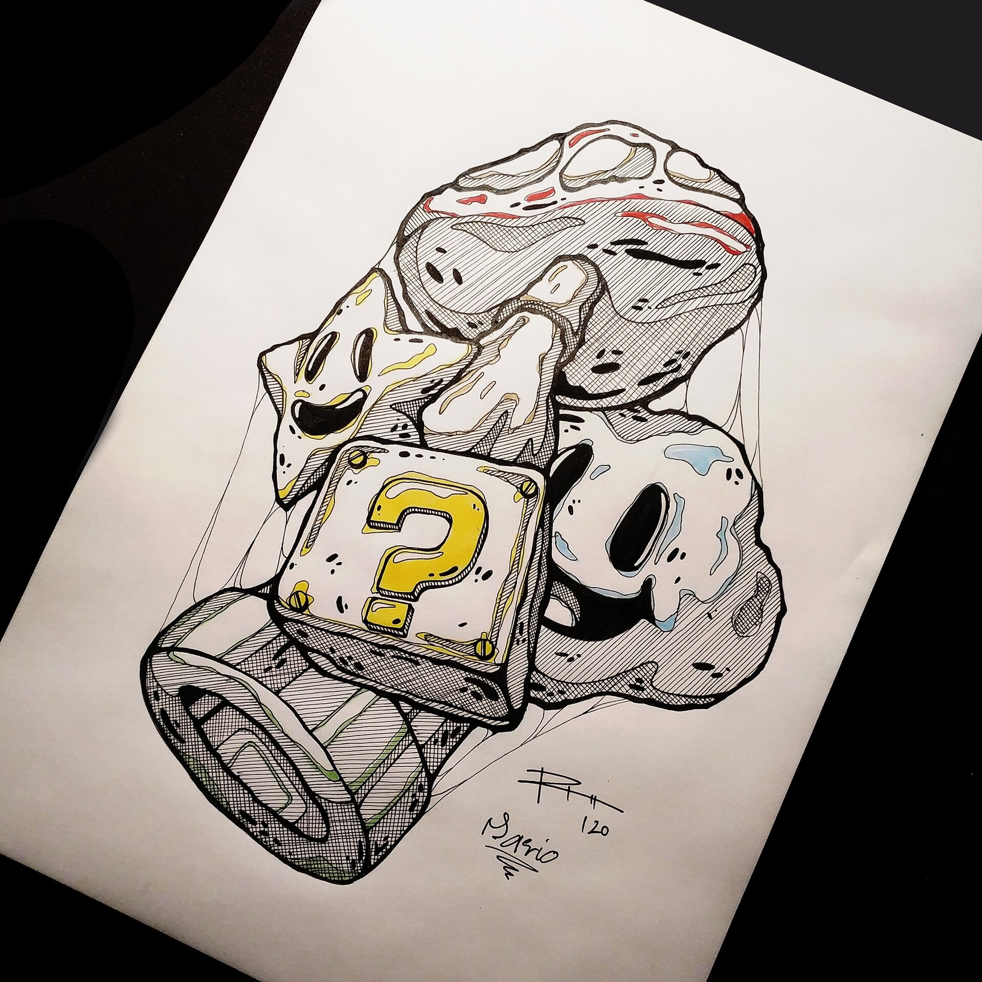 ArtStation - Mario tattoo project