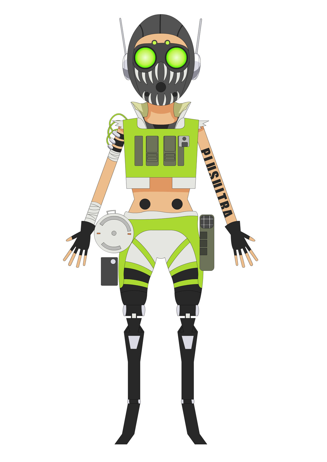 Veronica Agnelli - Octane from Apex Legends redesigned in a Rick&Morty ...