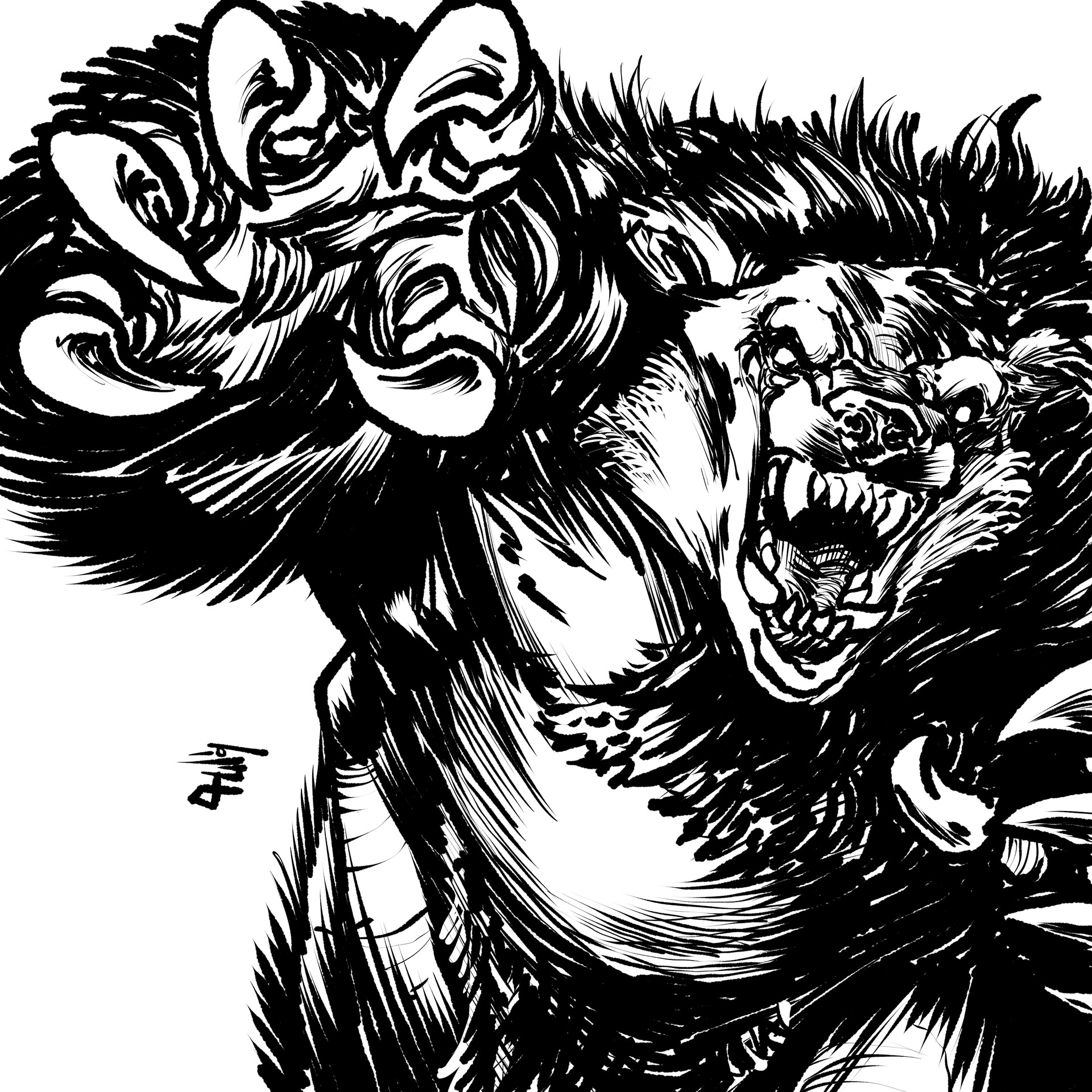 manbearpig drawing