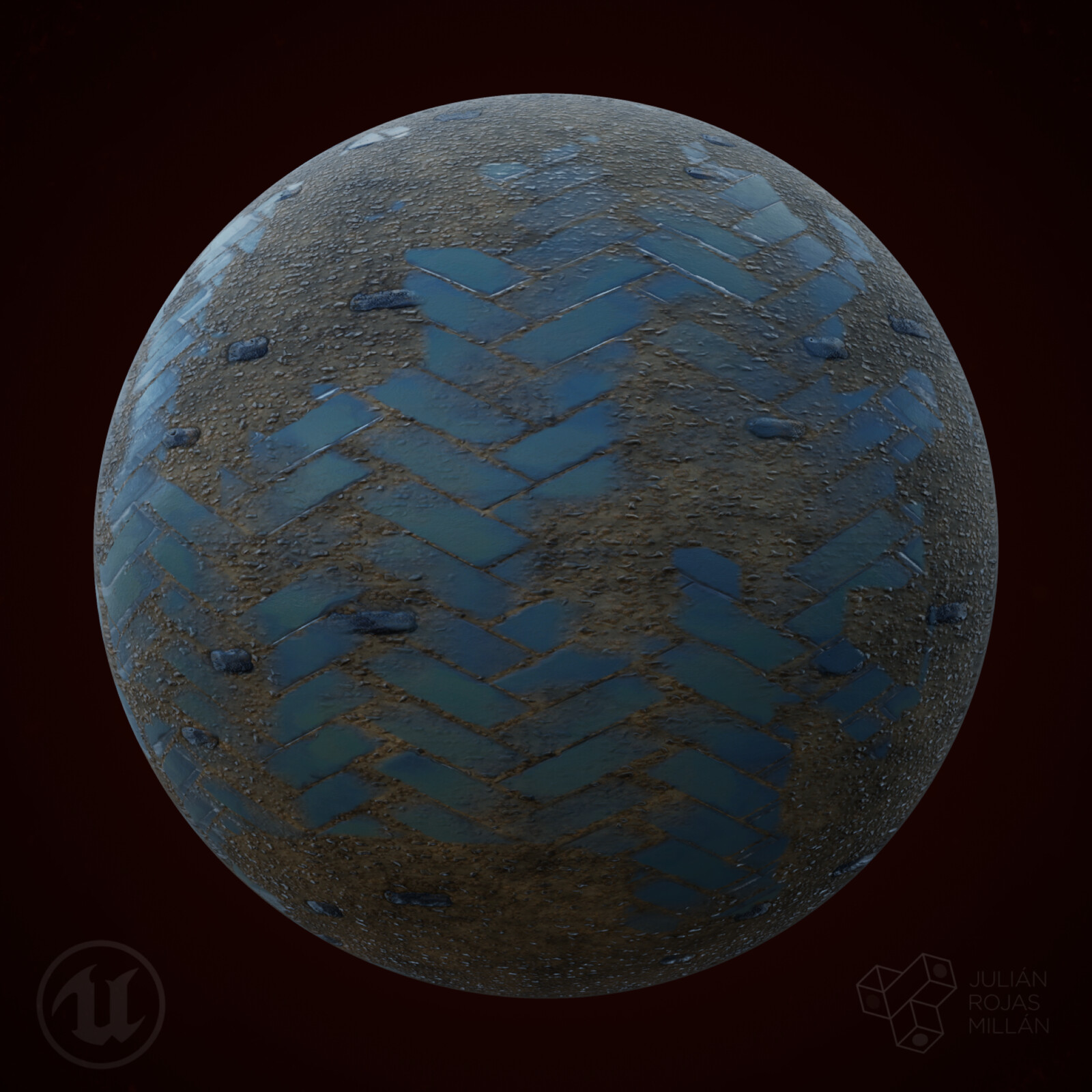 Julián Rojas Millán - Unreal Engine Tessellation/POM Height Lerp Master ...