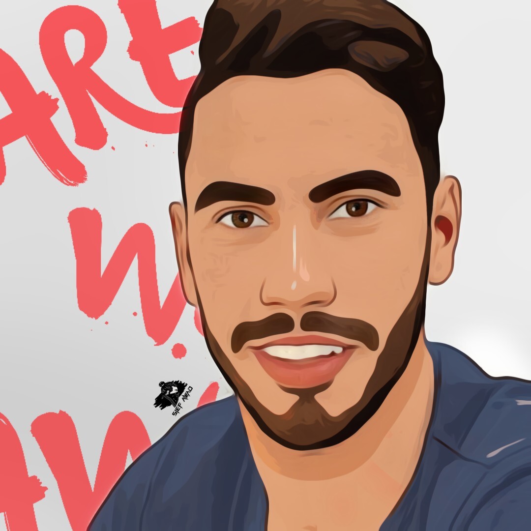 ArtStation - Digital art for egyptian football player Naseer maher