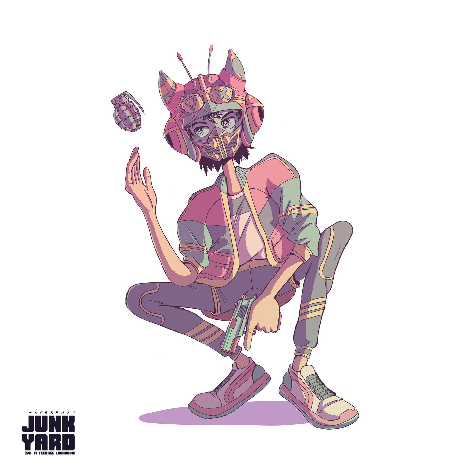 ArtStation - SUPERFUZZ JUNKYARD - DEMON