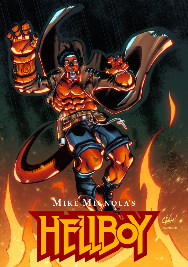 ArtStation - Hellboy: Fanart/Collab