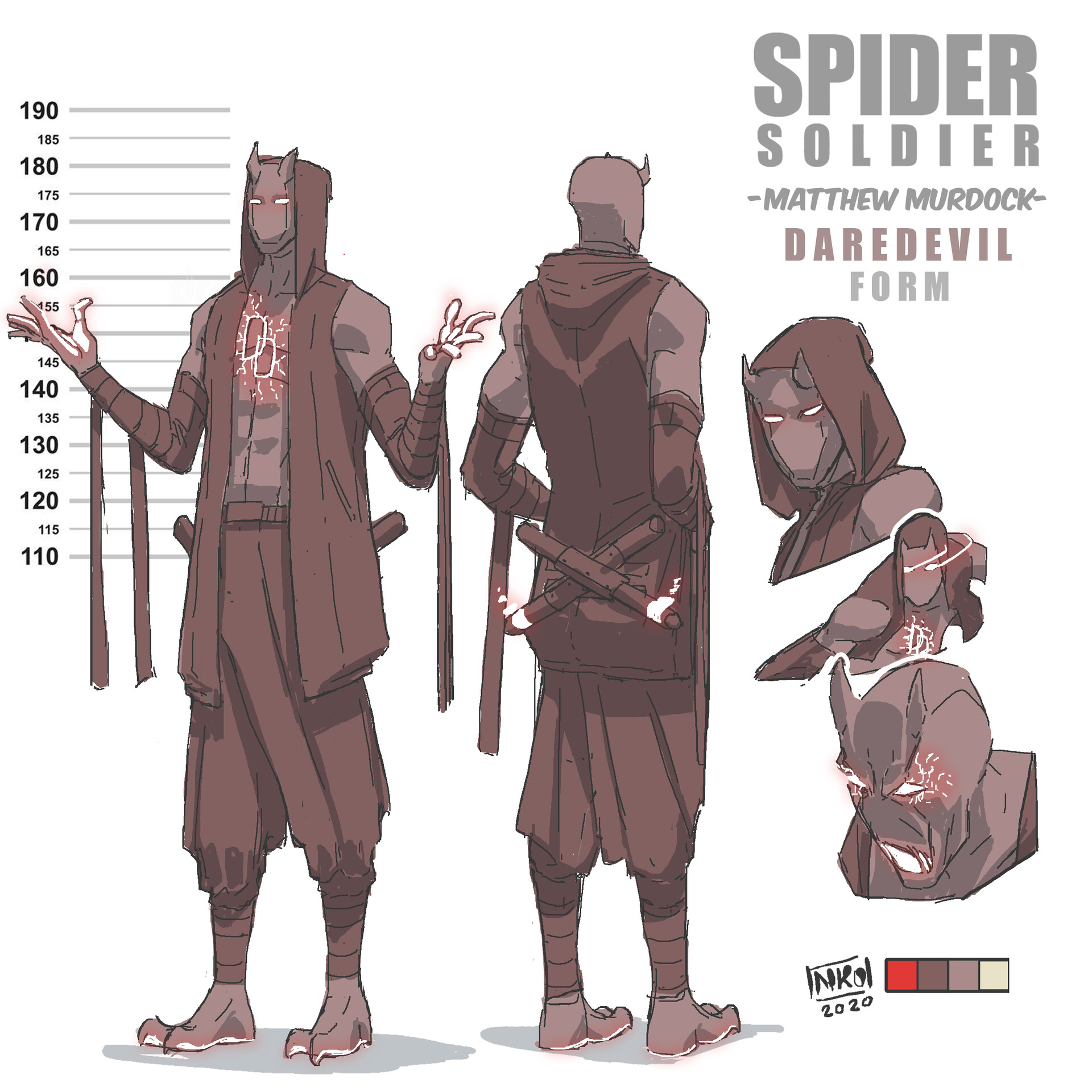 ArtStation - Daredevil a.k.a Matthew Murdock (Spiderverse Fan Project)