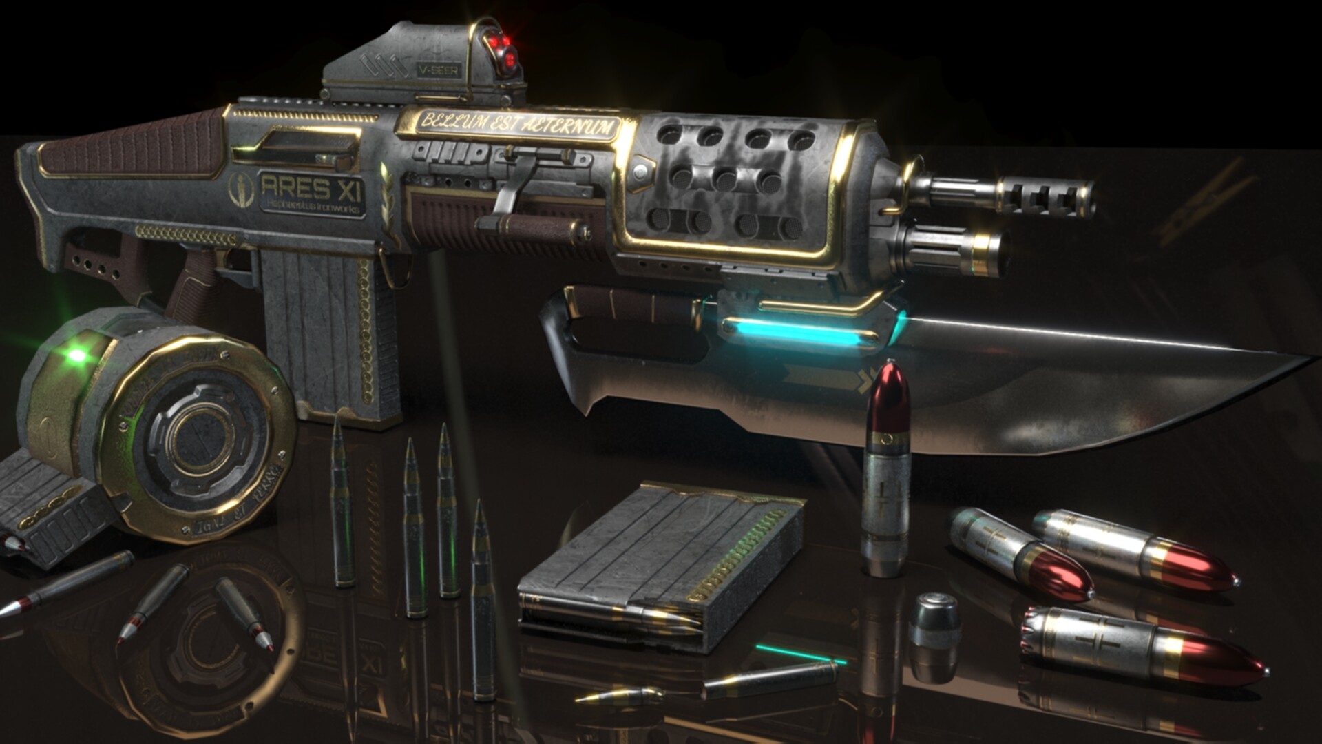 ArtStation - ARES XI Weapon Complex