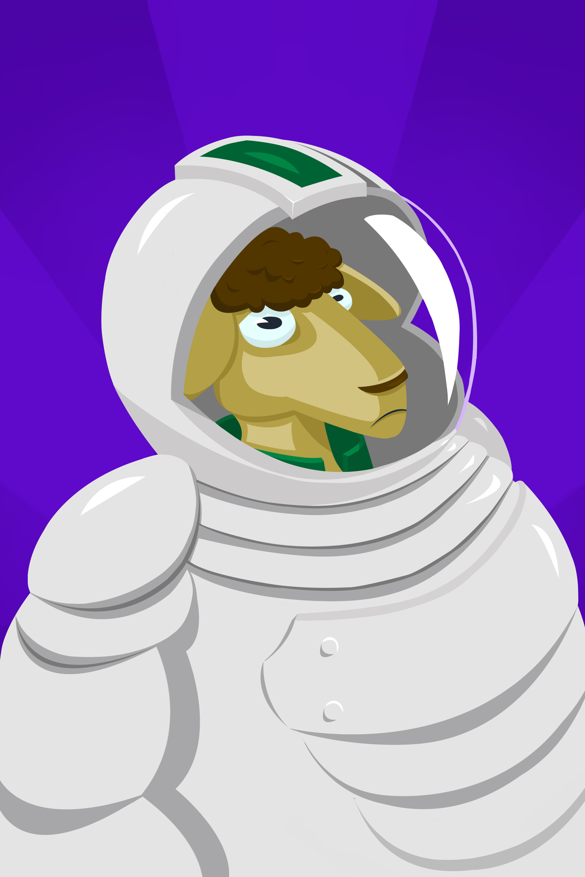 ArtStation - Vector_graphic_cartoon_Ripley(alien)