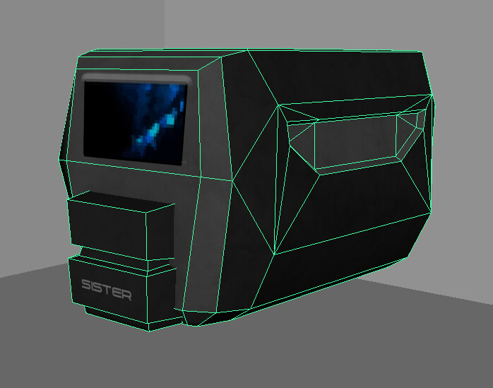 Hayden Arthur - Handpainted Low-Poly Printer