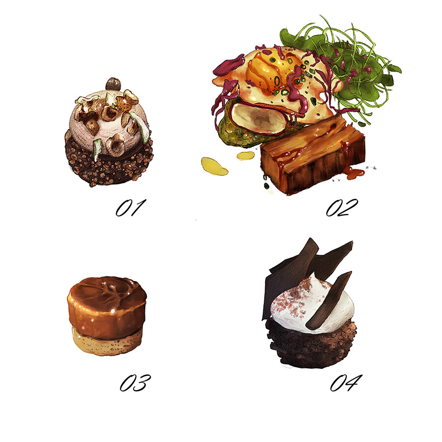 ArtStation - food 2019