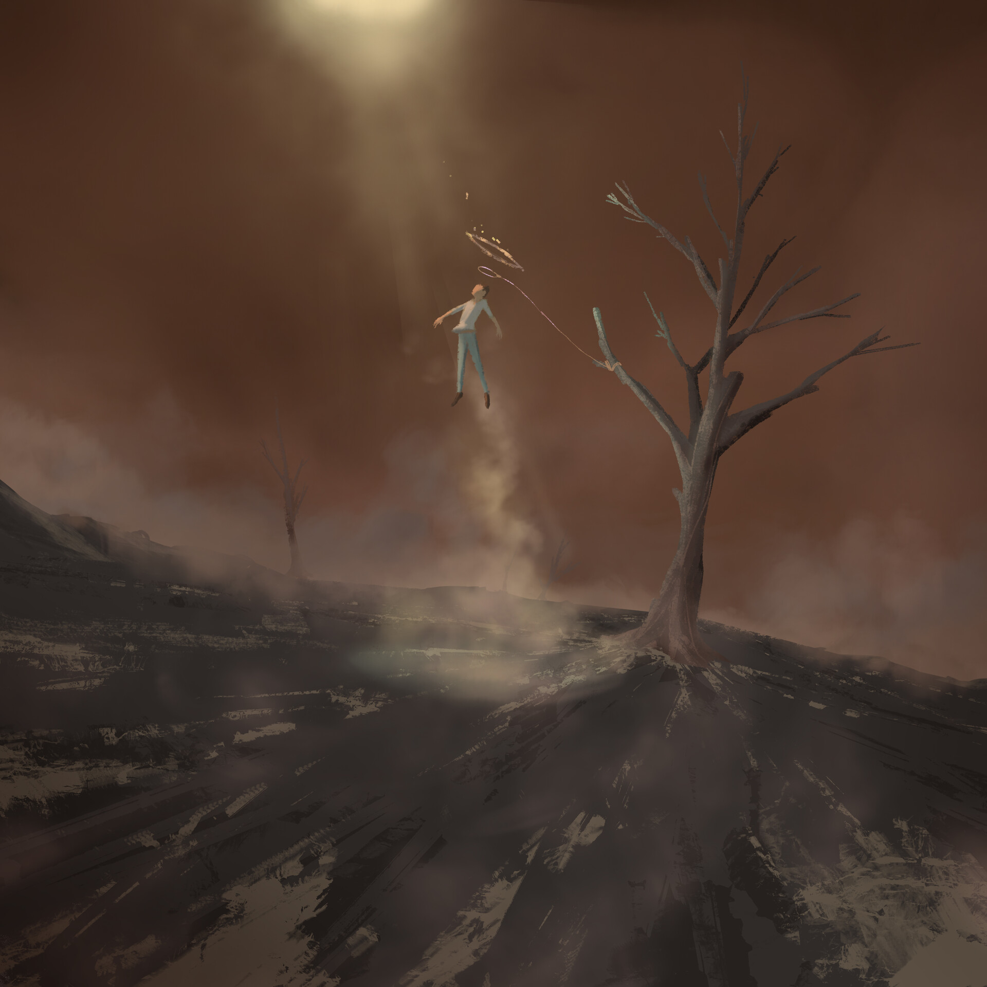 ArtStation - Hanging Halo - speedpaint