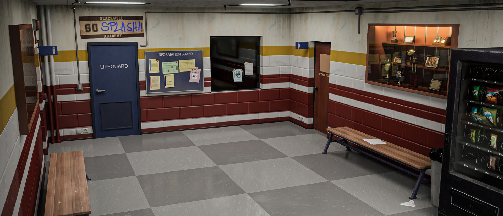 ArtStation - Life is Strange Fanart: Corridor