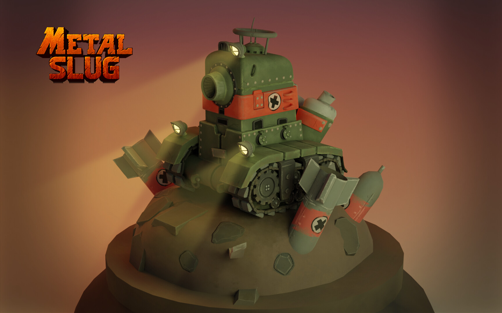 ArtStation - Metal Slug´s Tank - References: https://axiang94 ...