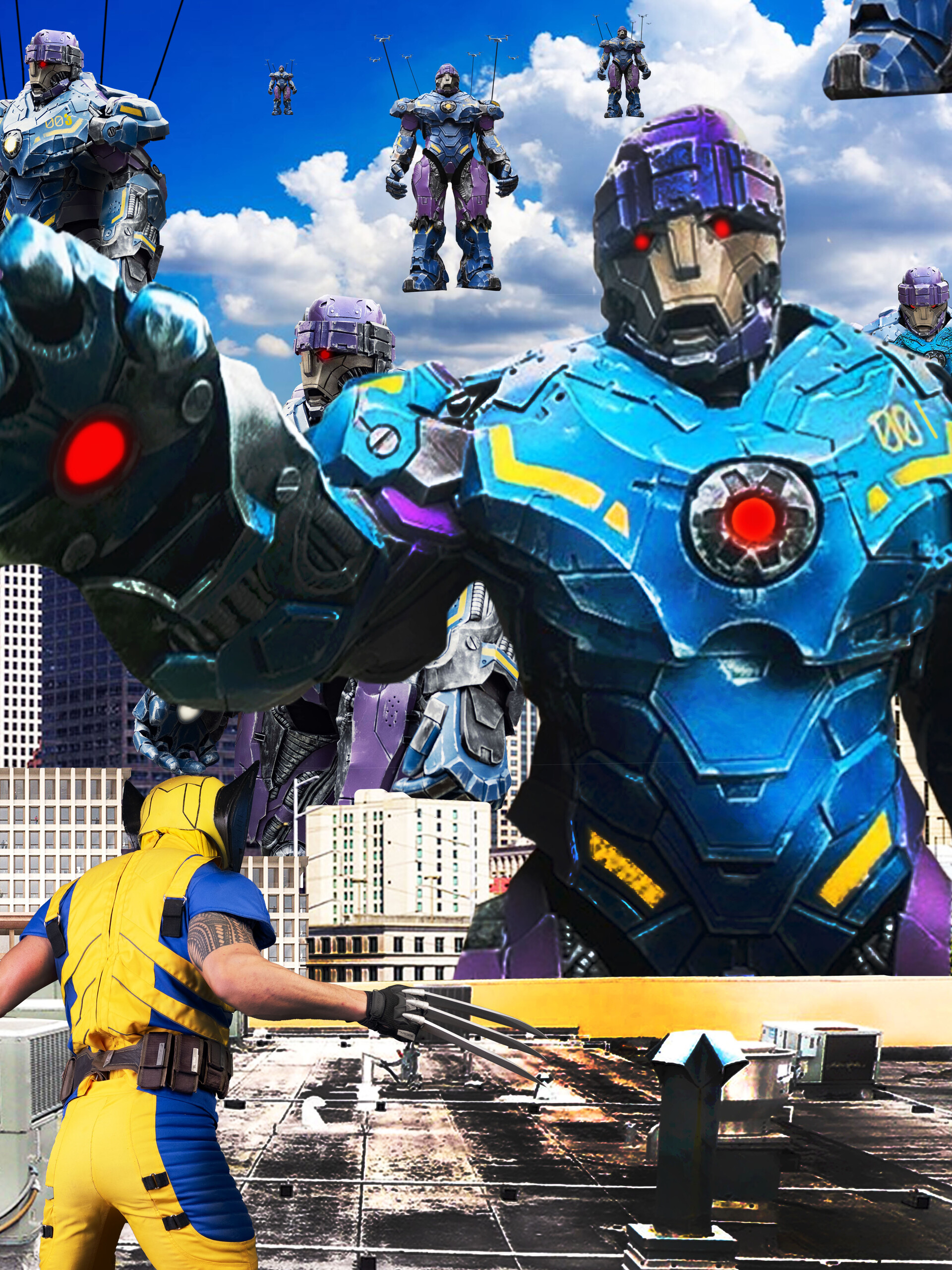 ArtStation - Marvels X-Men VS sentinels concept art part 1 series 3