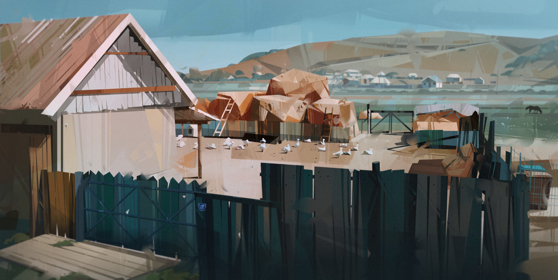 ArtStation - village