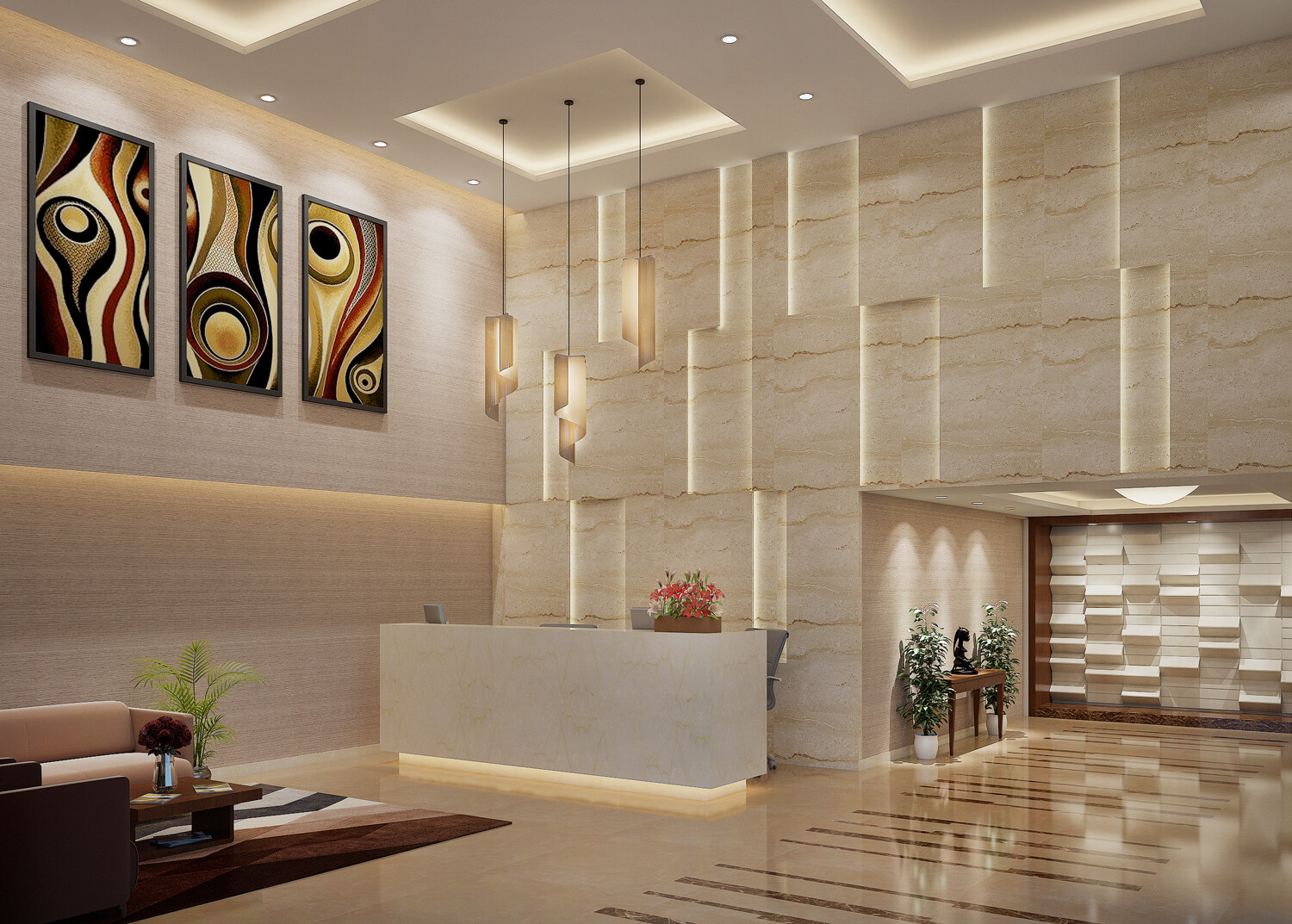 ArtStation - Hotel reception