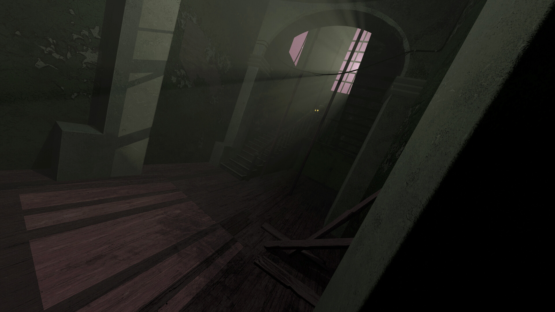 ArtStation - Haunted Hallway Texture Art
