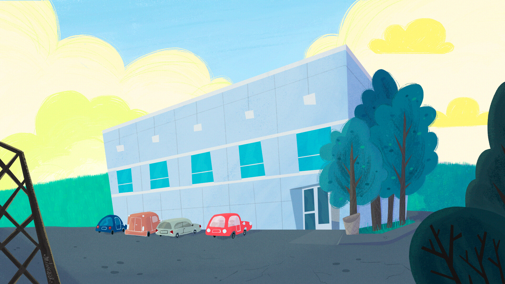 ArtStation - The Office | Background study