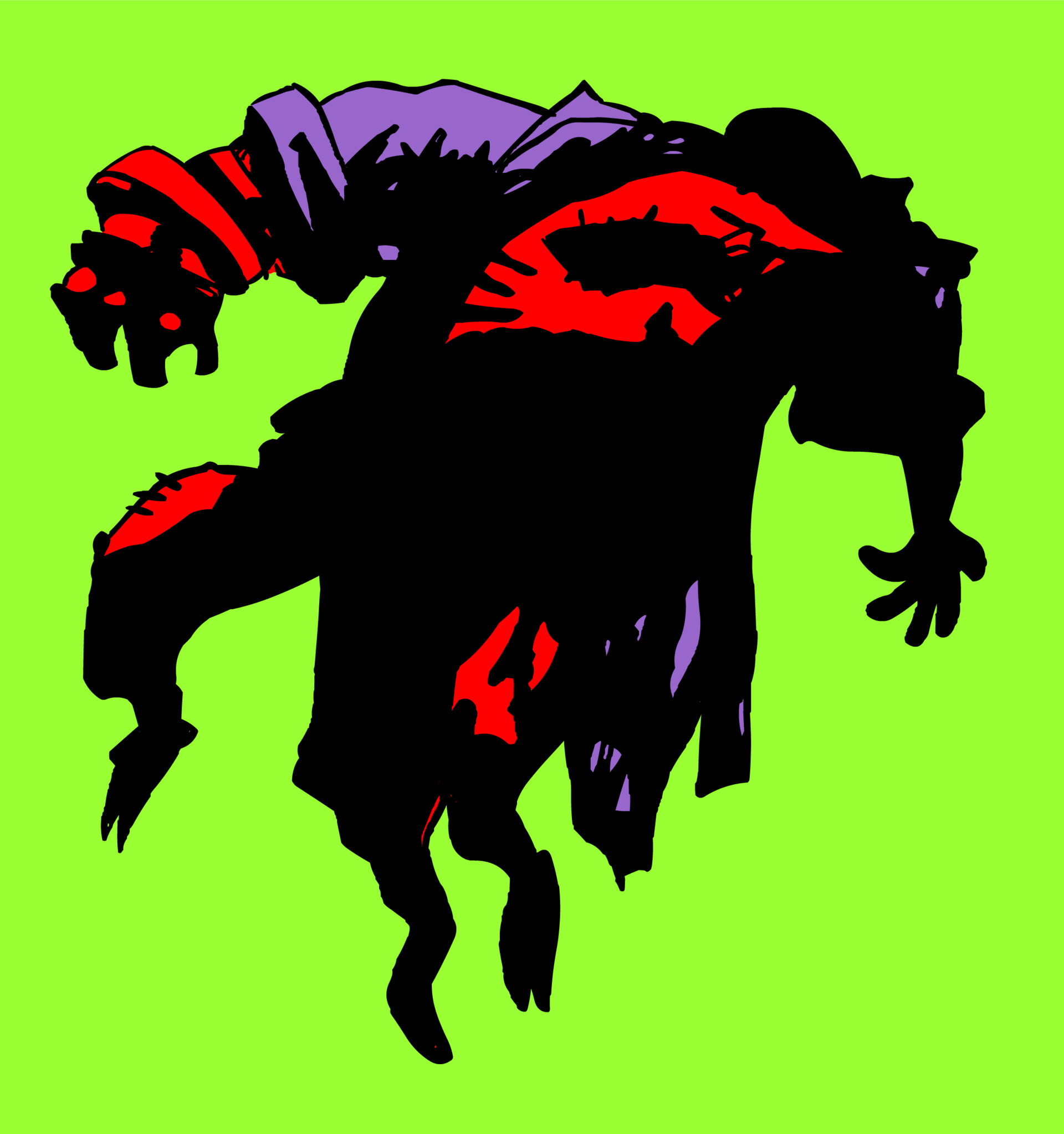 ArtStation - Hellboy Falling