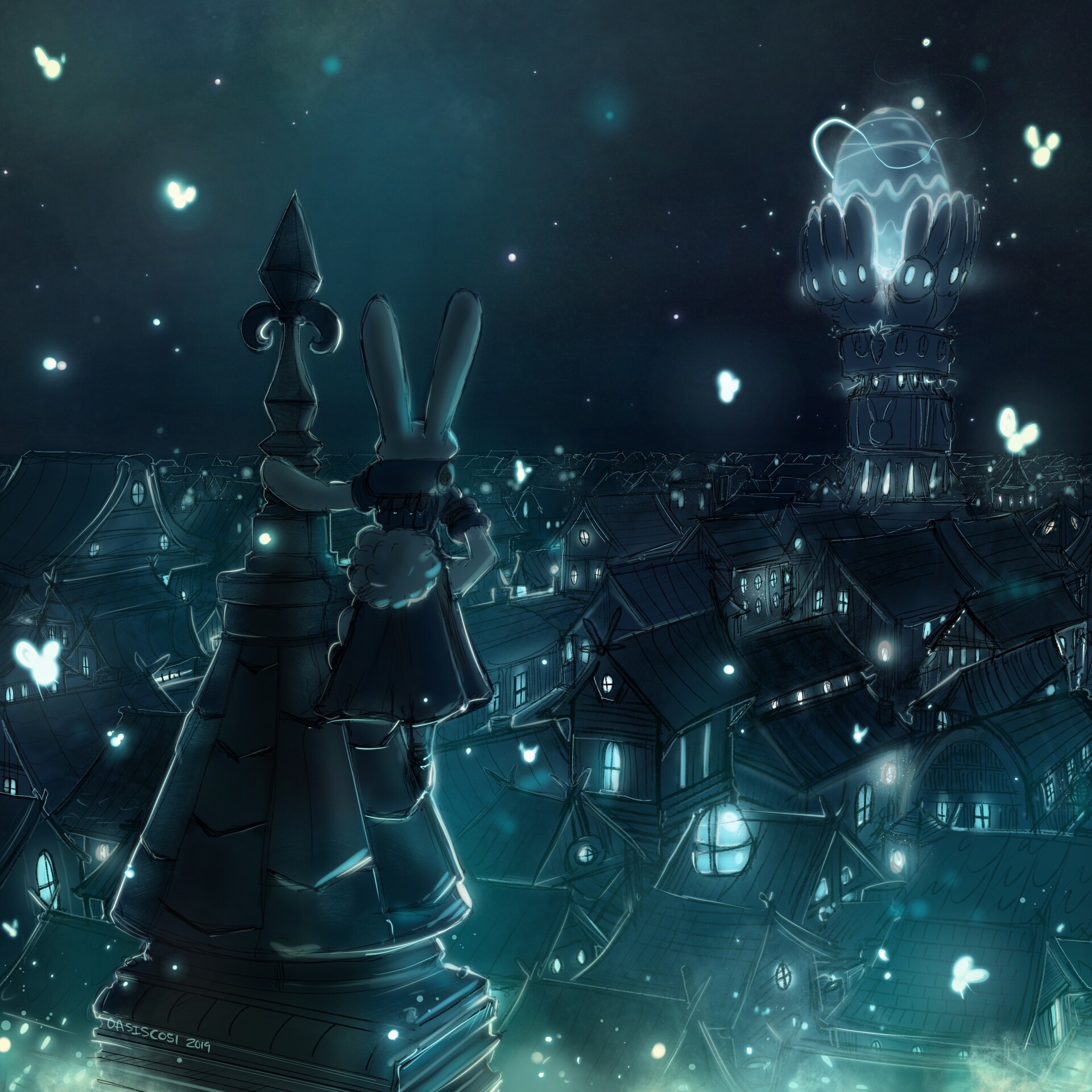 ArtStation - The Great Easter Egg City