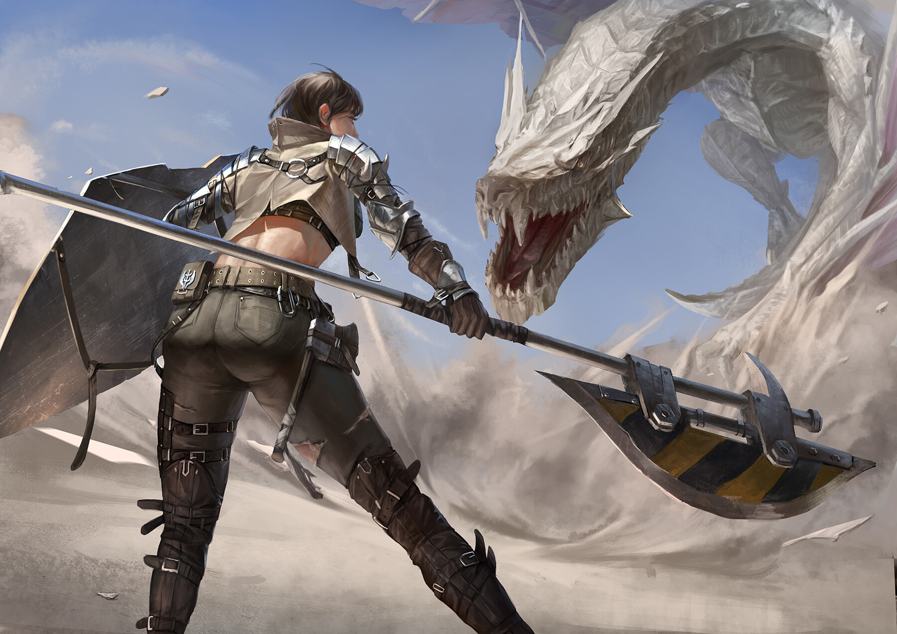 ArtStation - Dragon Hunting