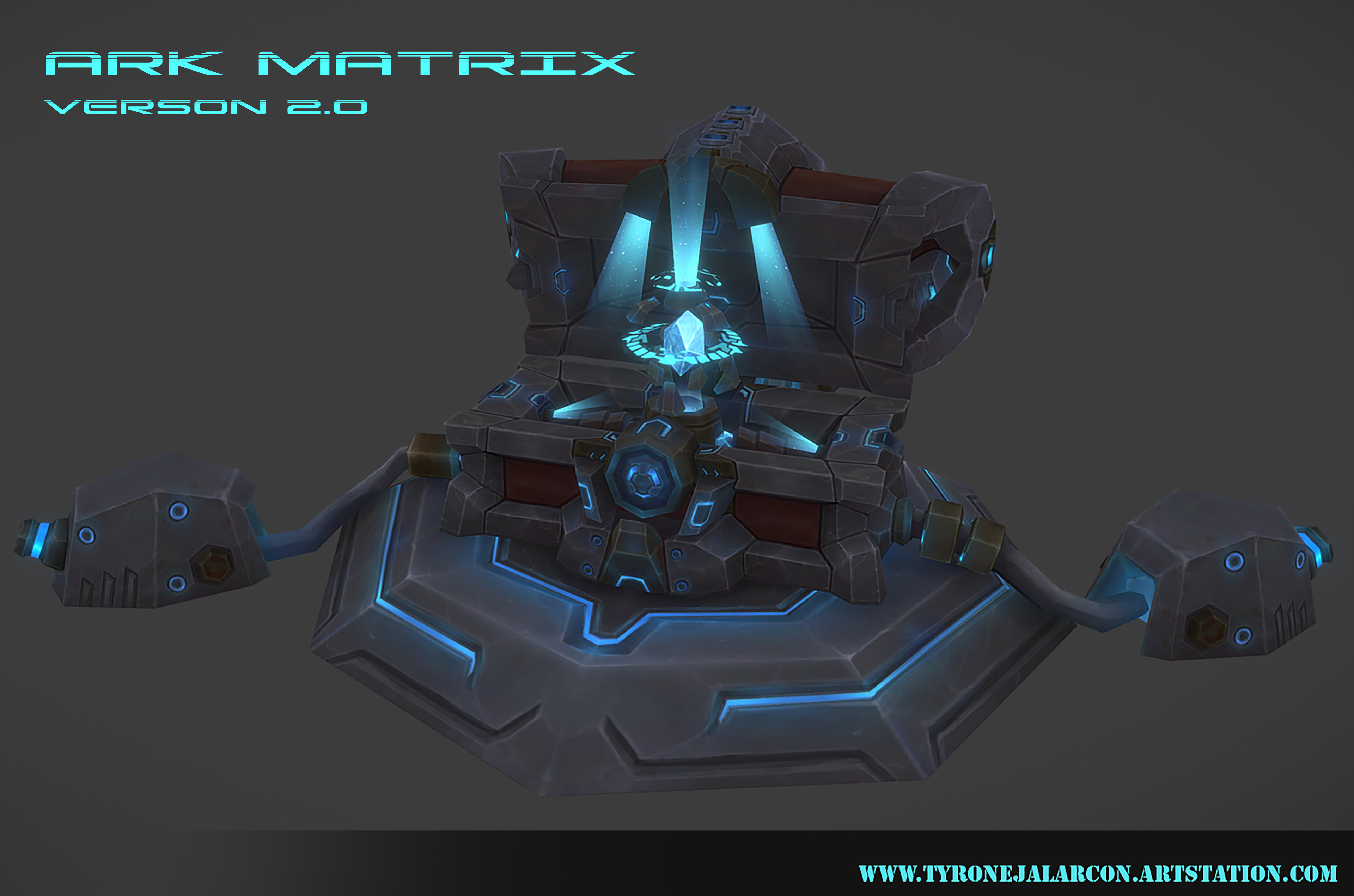 Tyrone Jaye Alarcon - ARK MATRIX | Stylized Sci-Fi Chest [ Opened ]
