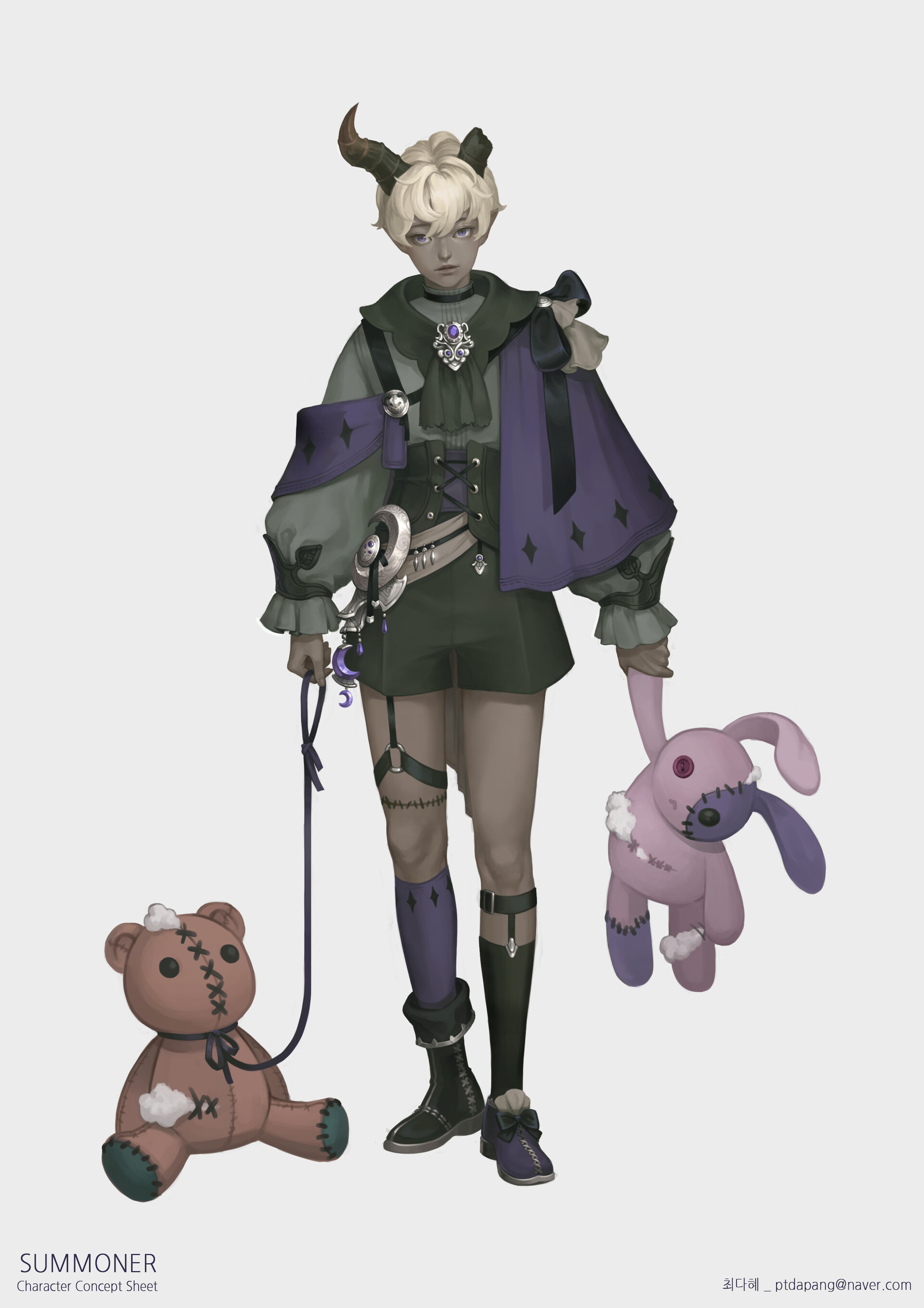 ArtStation - Character Concept Art - [ Summoner ]