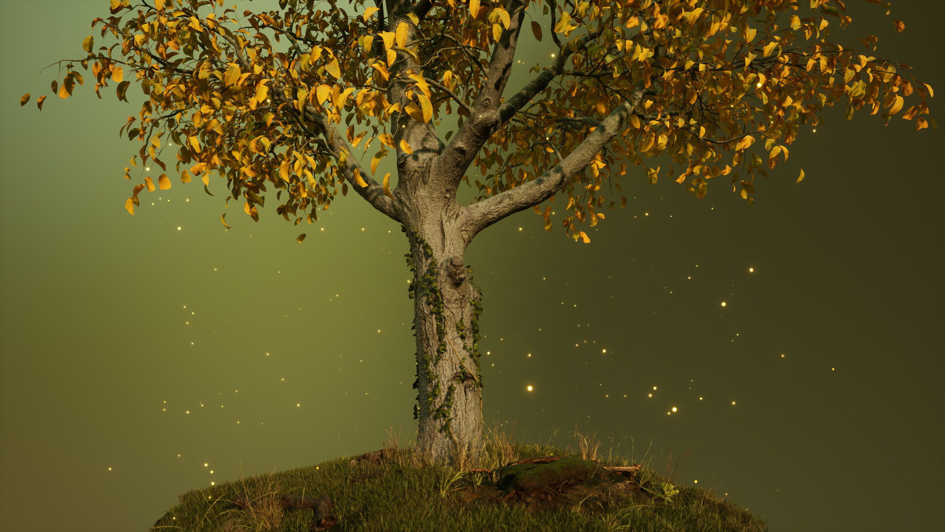 ArtStation - Walnut tree - scans + Speedtree + UE4