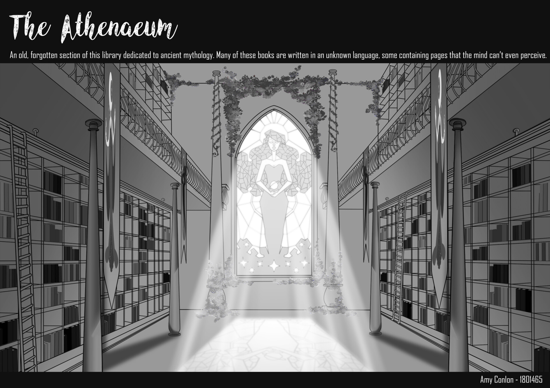 Amy Conlon - The Athenaeum - Environment Design