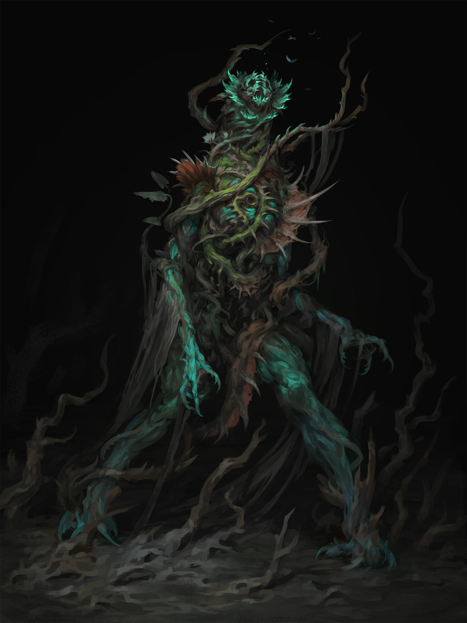 ArtStation - Flower demon