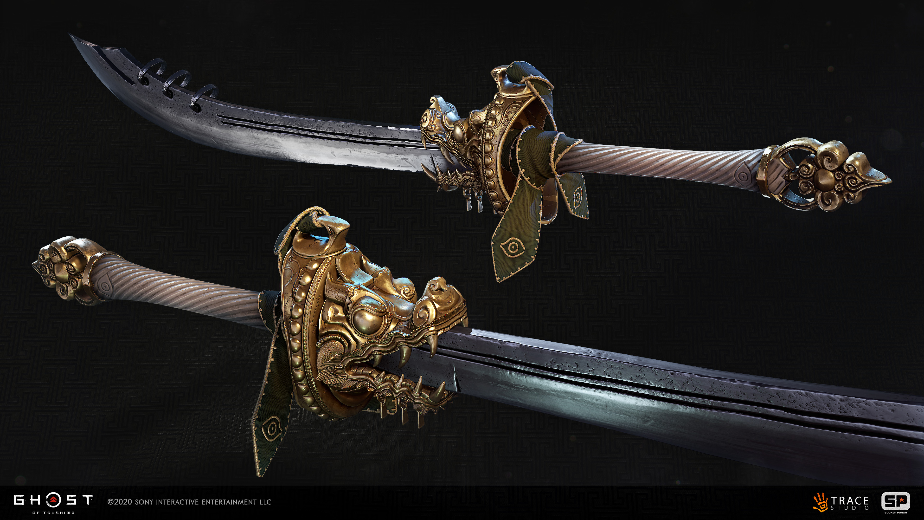 TRACE studio - In-game asset for Ghost of Tsushima