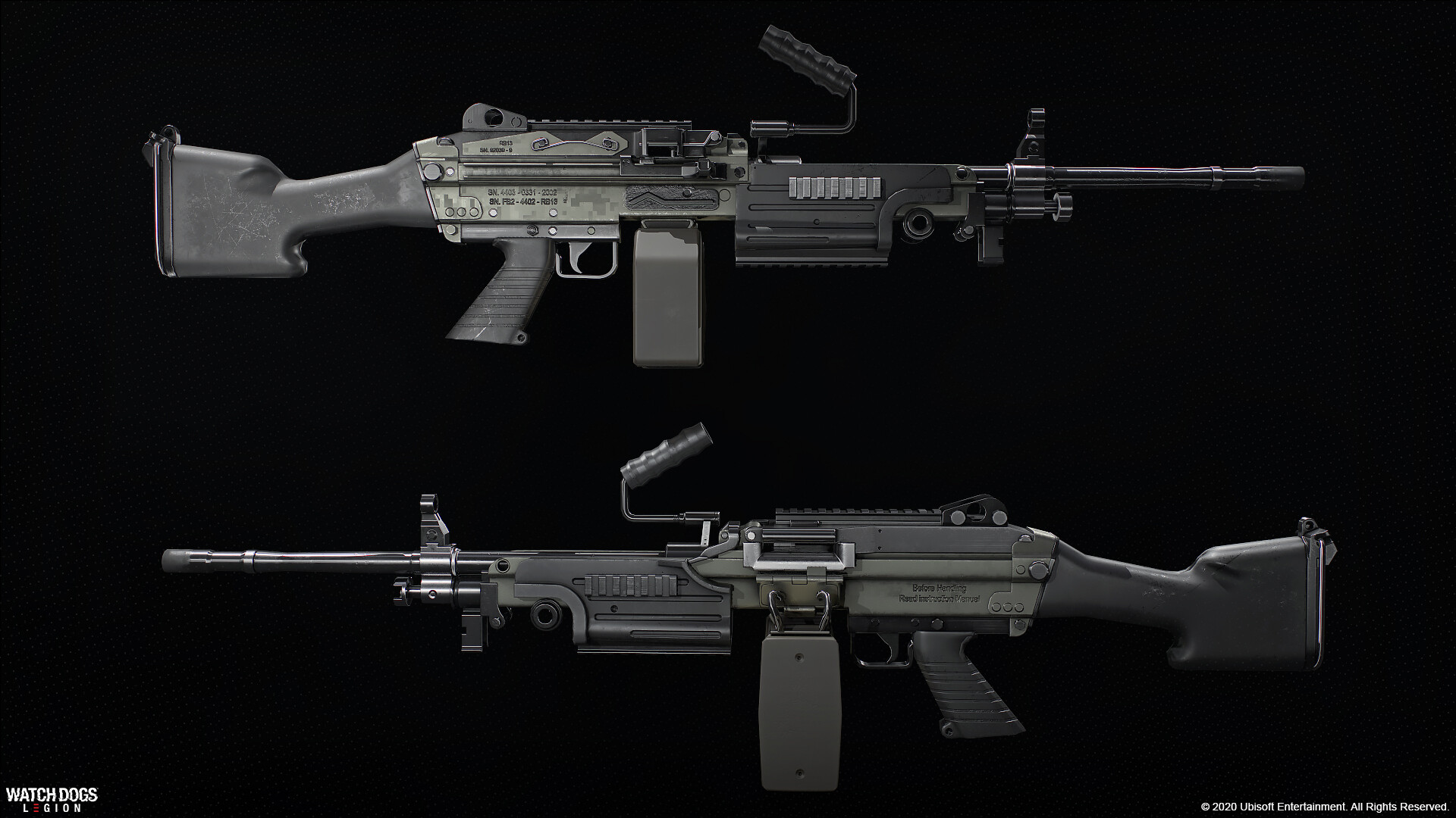 Vincent Moubeche - WATCH DOGS LEGION : M249