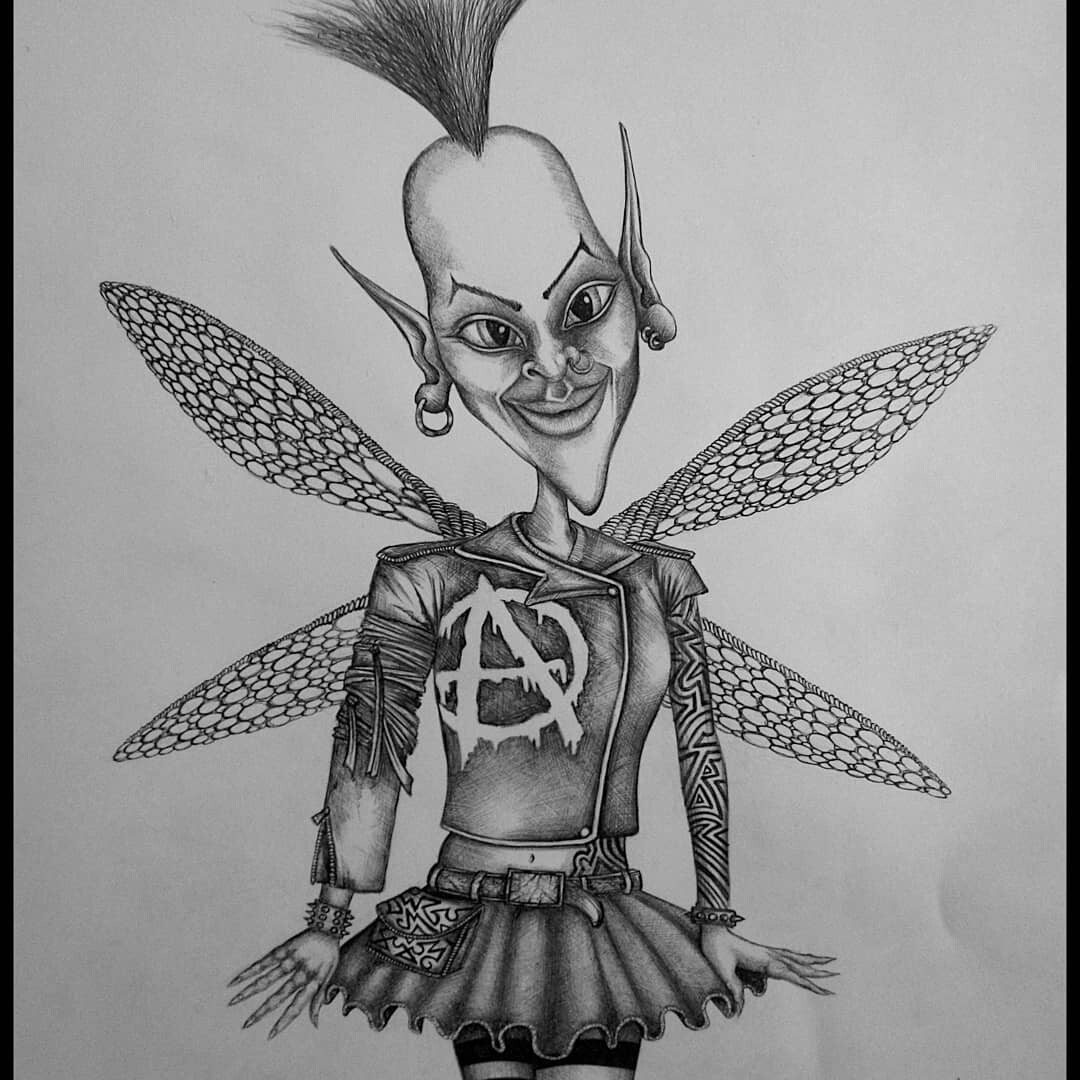 punk fariys coloring pages