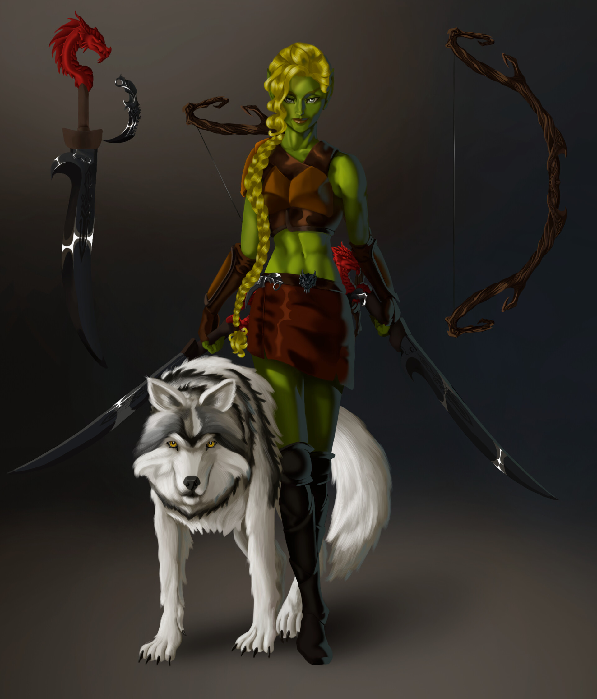 ArtStation - Green Elf