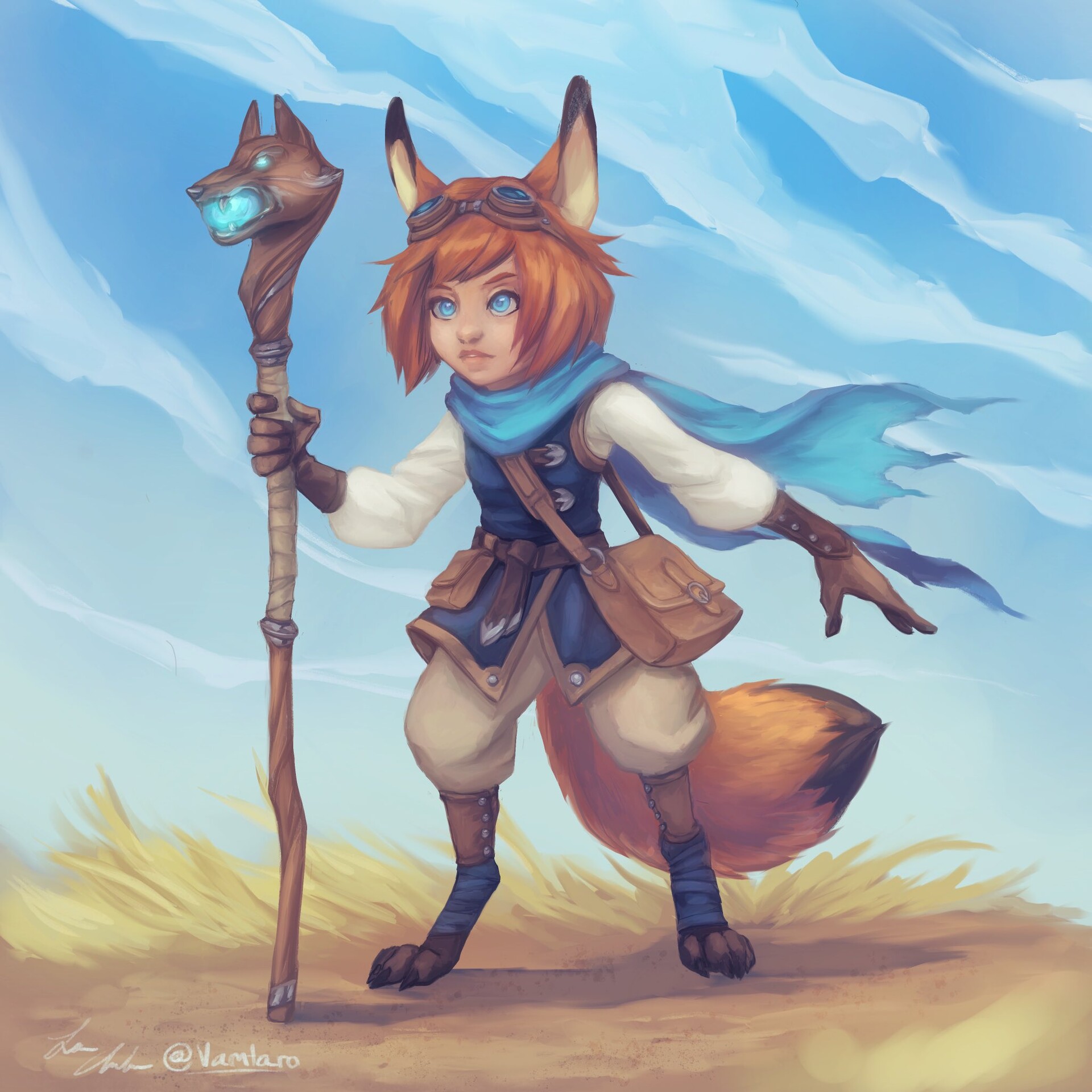 ArtStation - Fox Adventurer