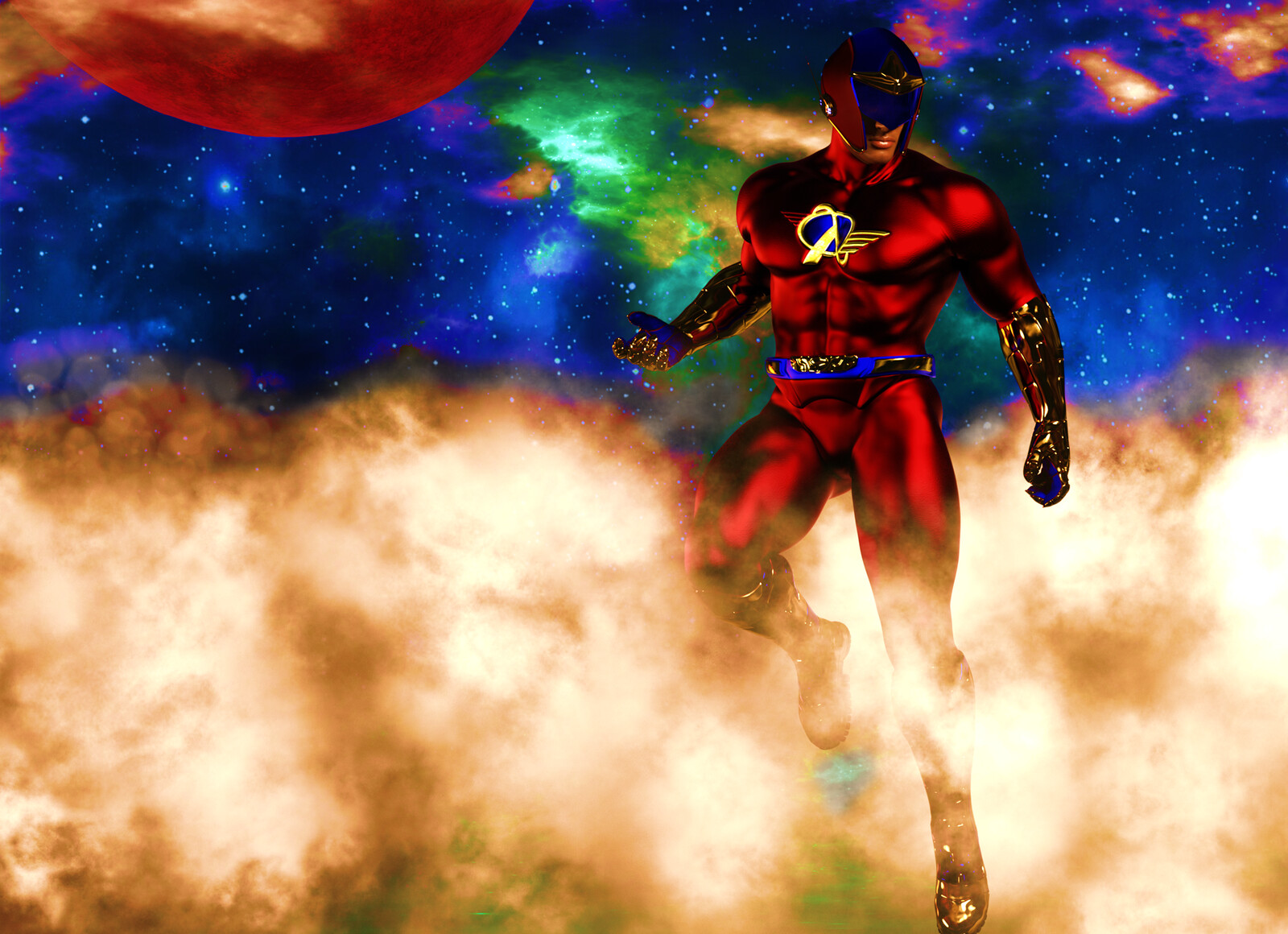 Jerry McClellan - Gabriel Powers, leader of Team Alphatron