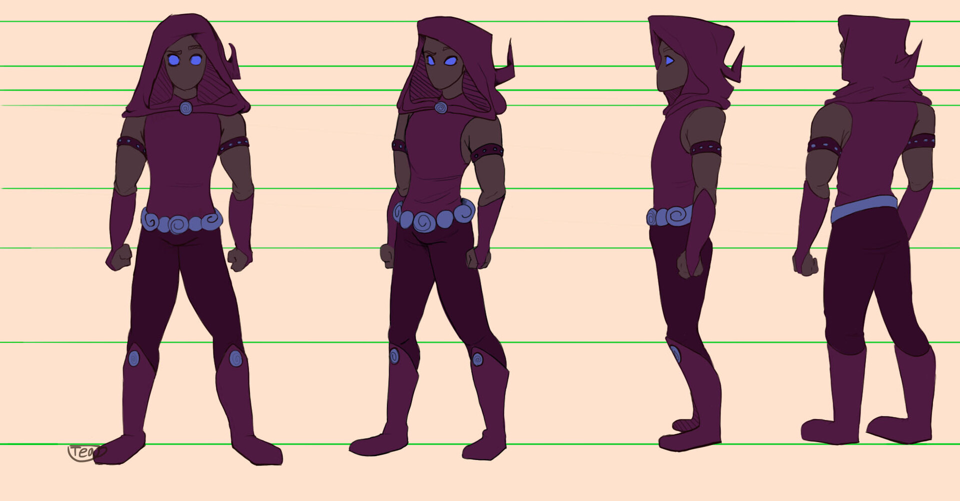 ArtStation - Vivid: simple character design