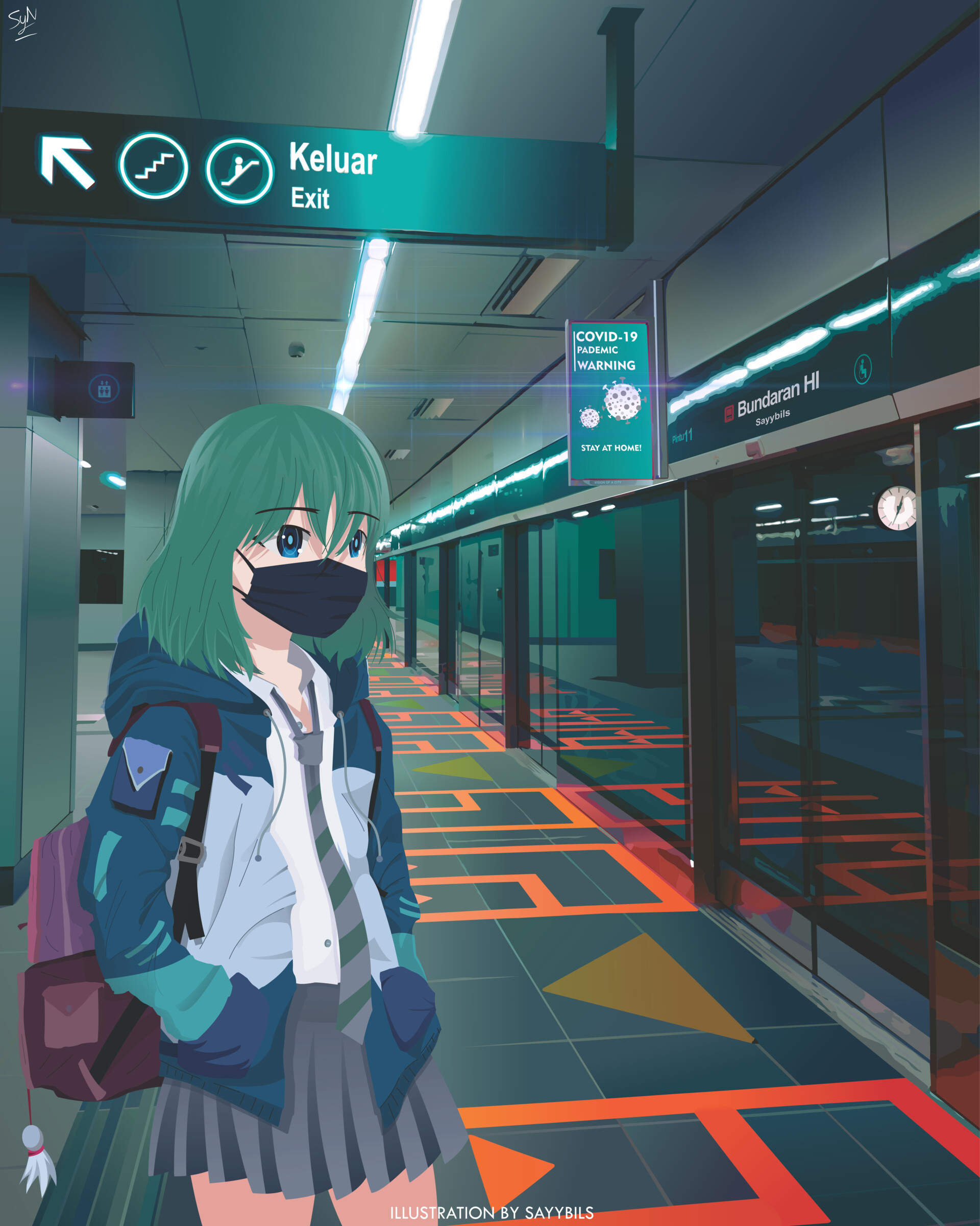 ArtStation - Jakarta Cyberpunk