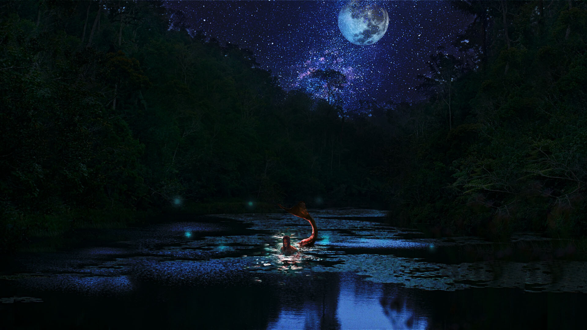 ArtStation - fantasy lake