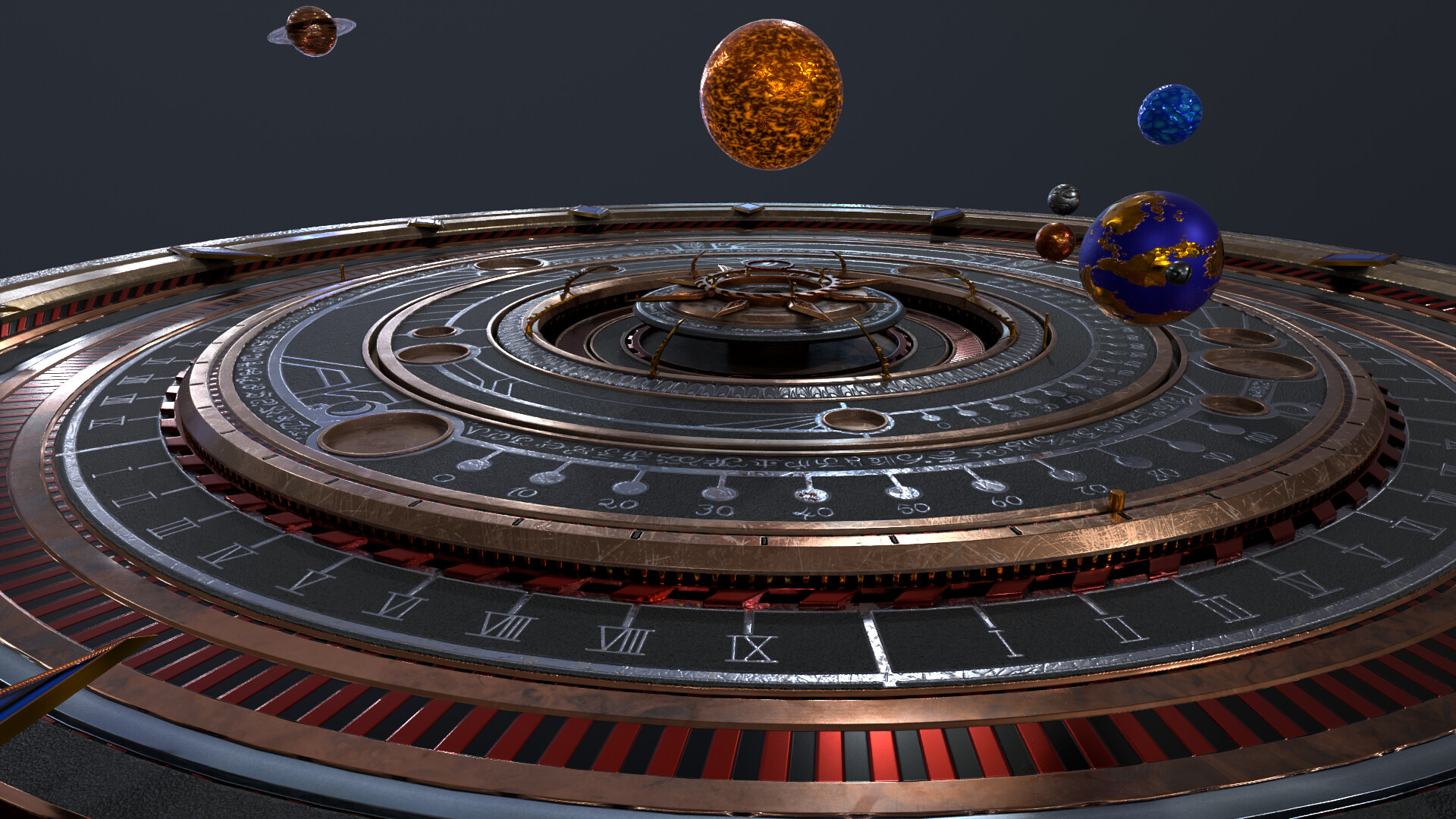 ArtStation - Clockwork war table