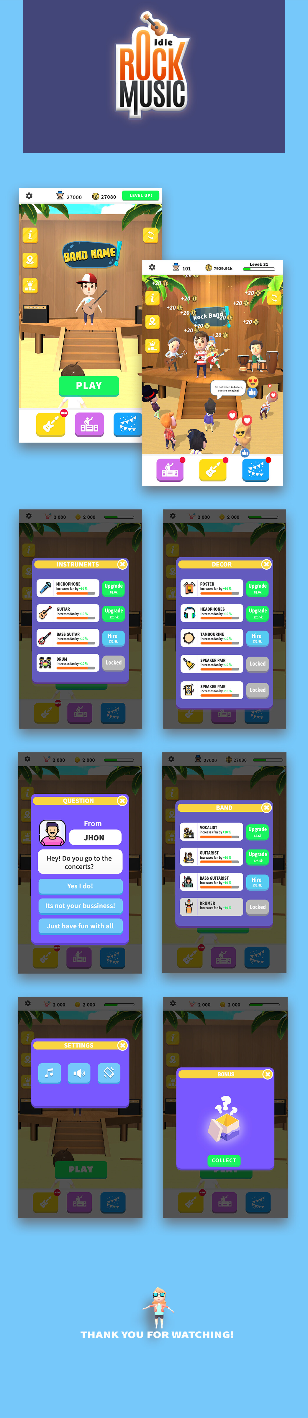 ArtStation - UI/UX Hyper-Casual Games