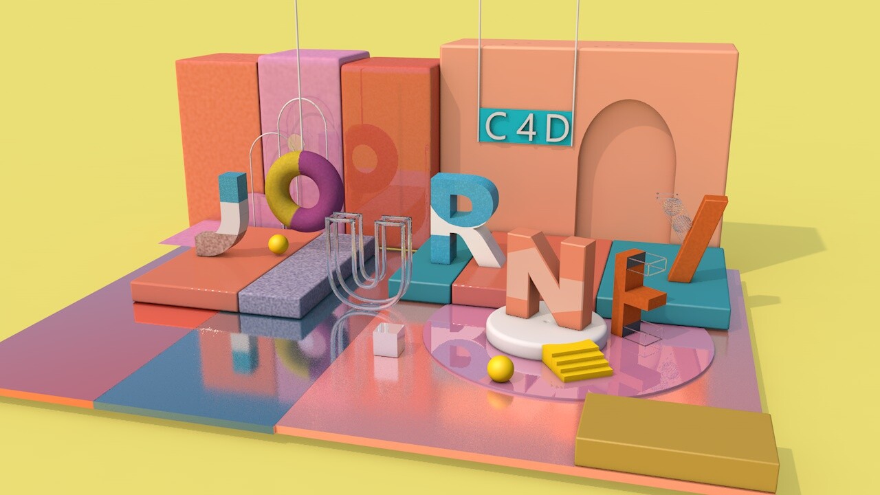 ArtStation - cinema 4d Journey