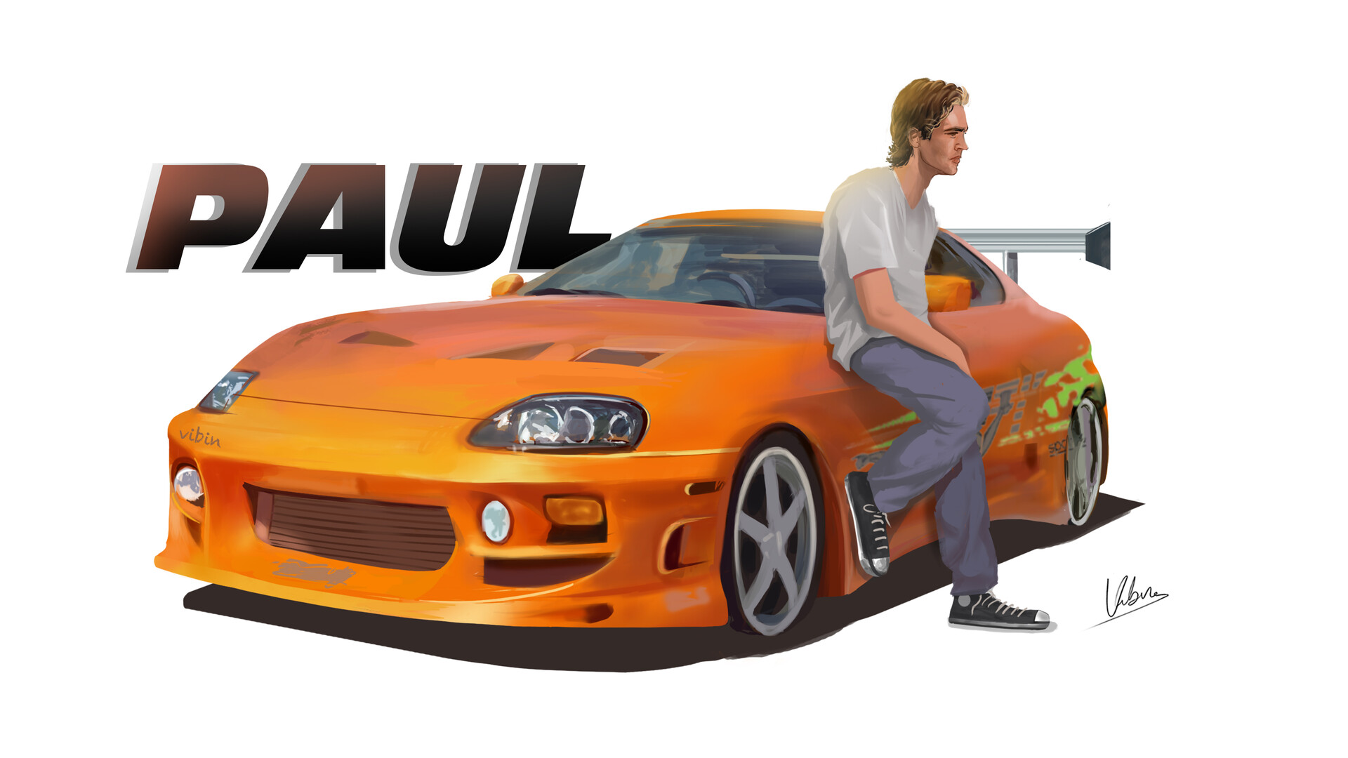 ArtStation - Remembering Paul Walker