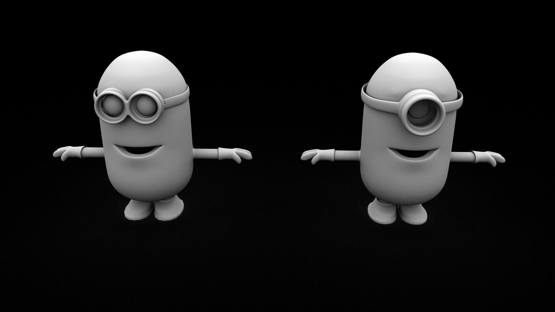 ArtStation - Minions Character Modeling Maya