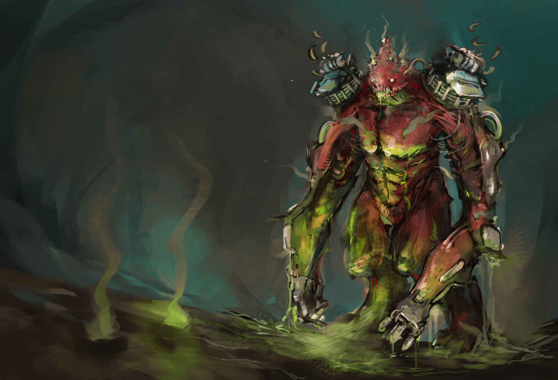 ArtStation - Money Printer Acid Monster