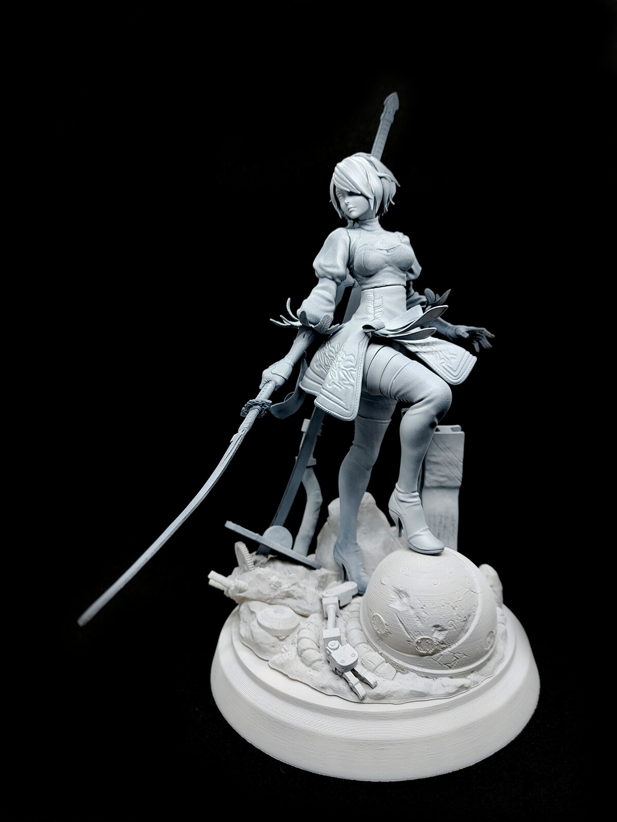 ArtStation - 2B +stl Figure file